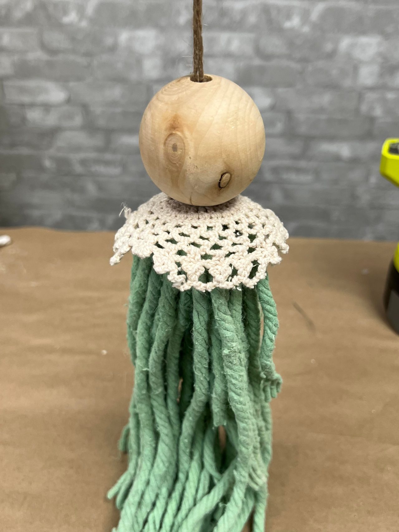 DIY Angel Using Dollar Tree Foldable Fans - The Shabby Tree