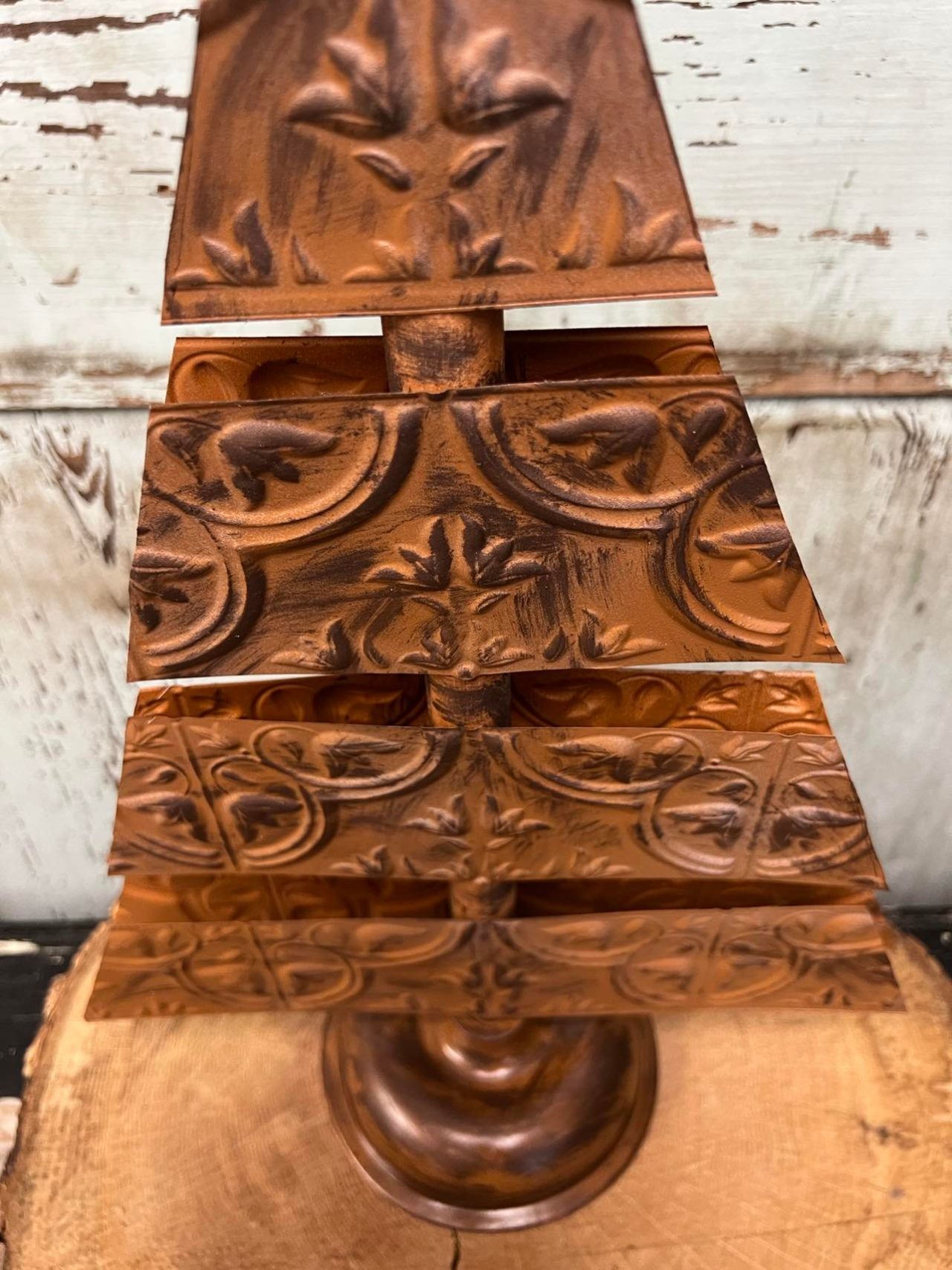 DIY Dollar Tree Tile Tree - The Shabby Tree