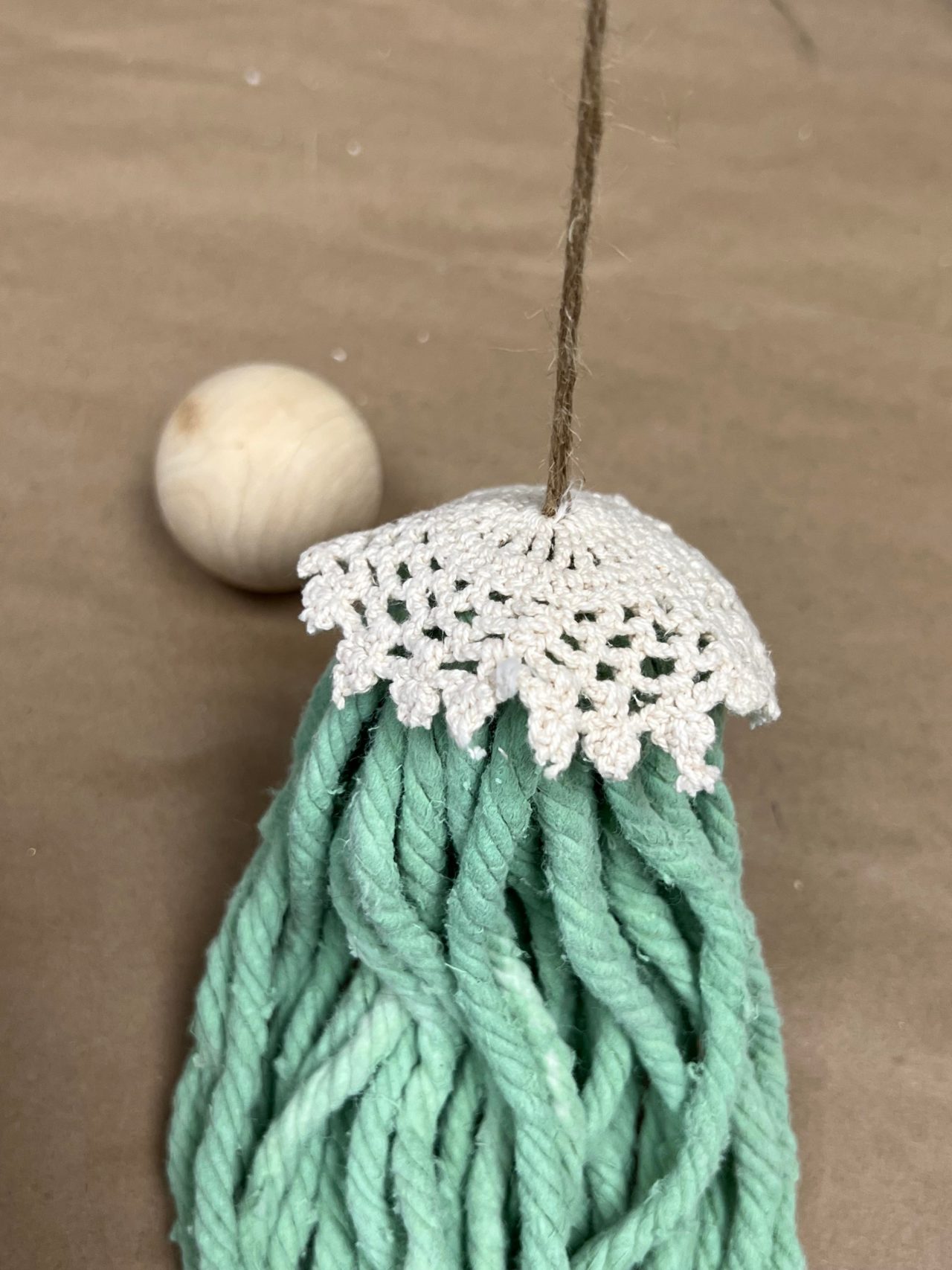 DIY Angel Using Dollar Tree Foldable Fans - The Shabby Tree