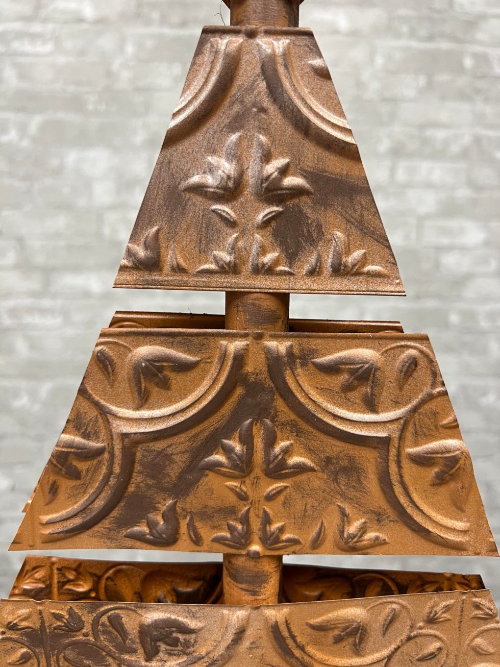 DIY Dollar Tree Tile Tree - The Shabby Tree