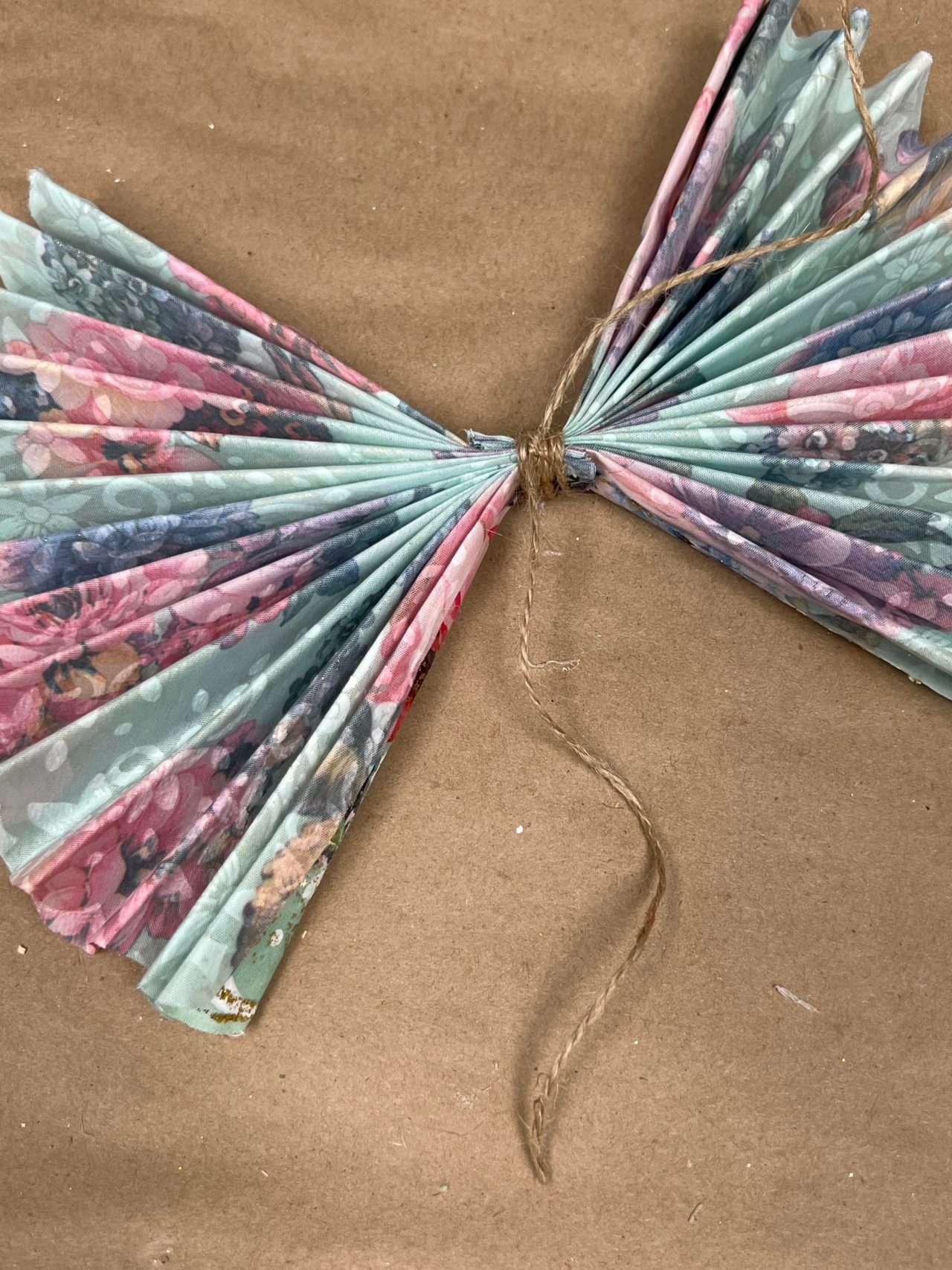 DIY Angel Using Dollar Tree Foldable Fans - The Shabby Tree