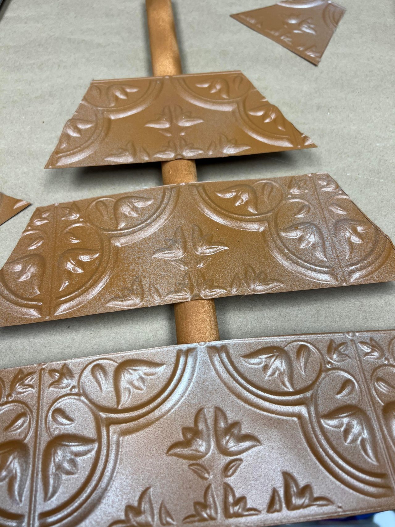 DIY Dollar Tree Tile Tree - The Shabby Tree
