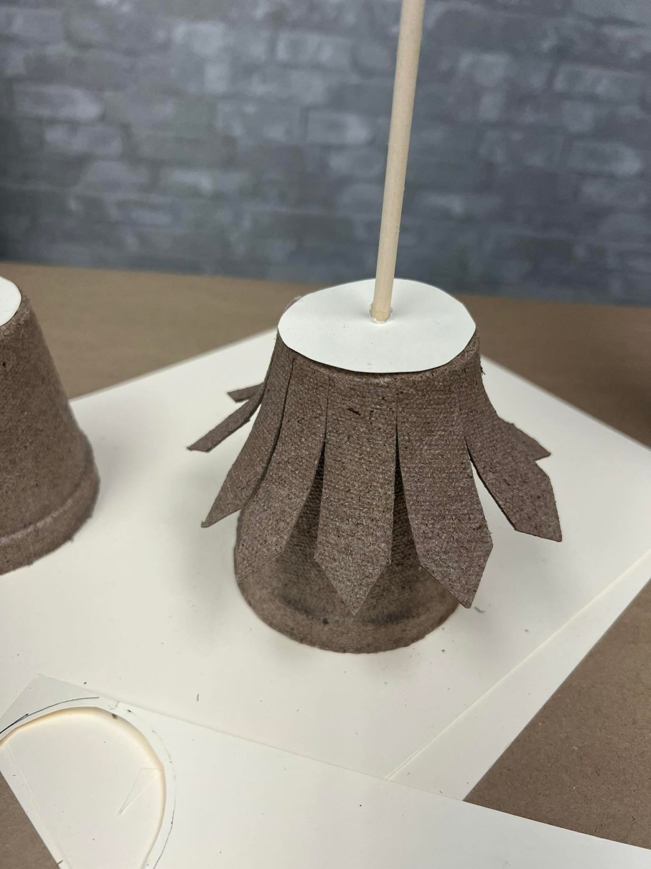 DIY Tree Using Seed Starter Pots - The Shabby Tree