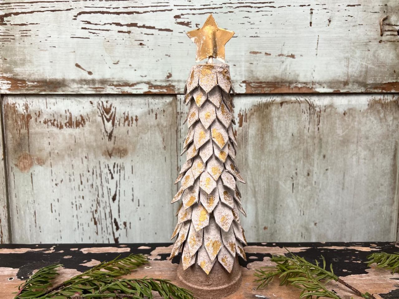 DIY Tree Using Seed Starter Pots - The Shabby Tree