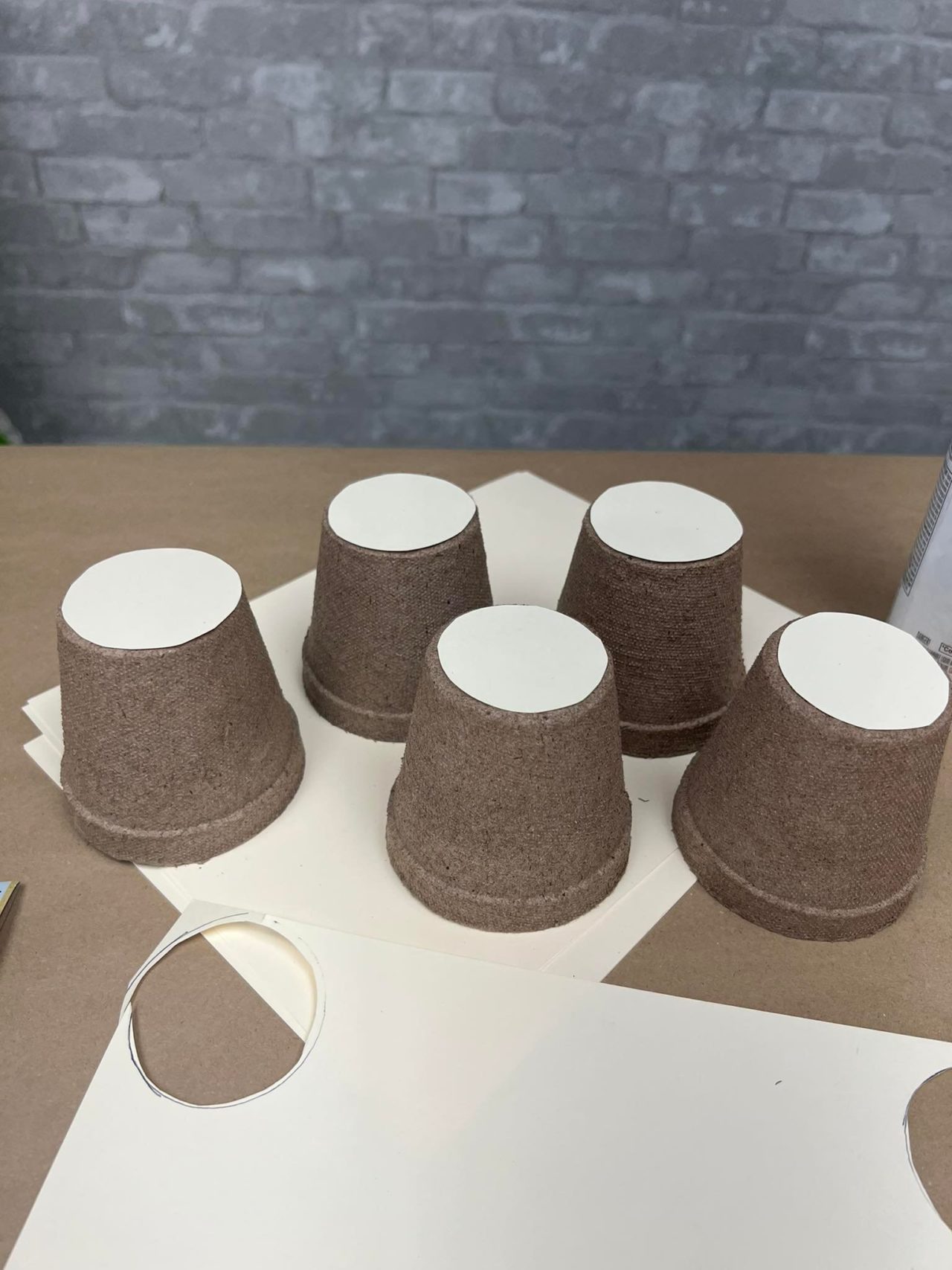 DIY Tree Using Seed Starter Pots - The Shabby Tree