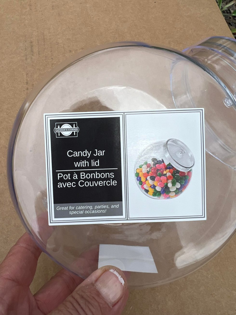 DIY Pumpkin Using A Dollar Tree Candy Container - The Shabby Tree