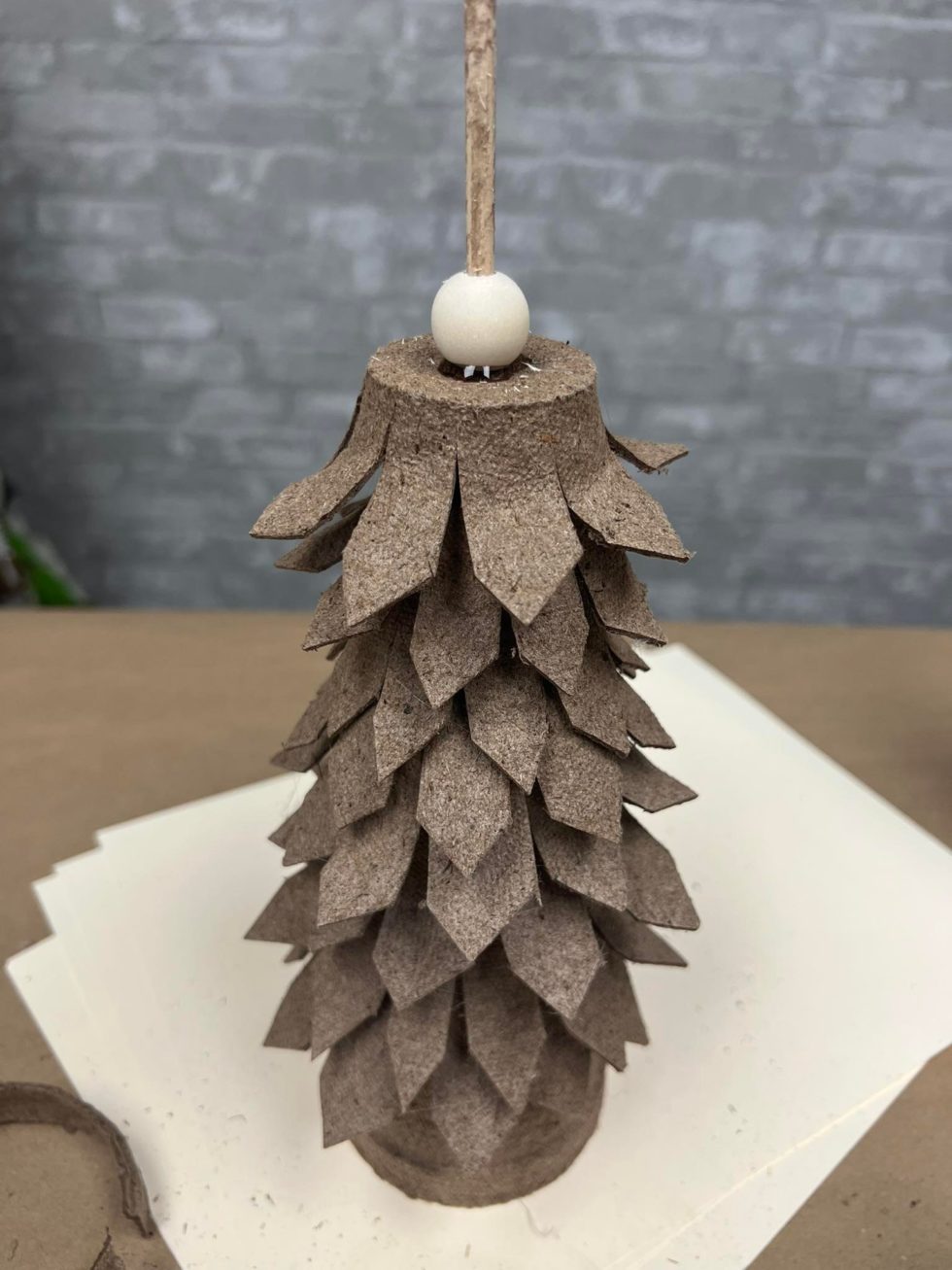 DIY Tree Using Seed Starter Pots - The Shabby Tree