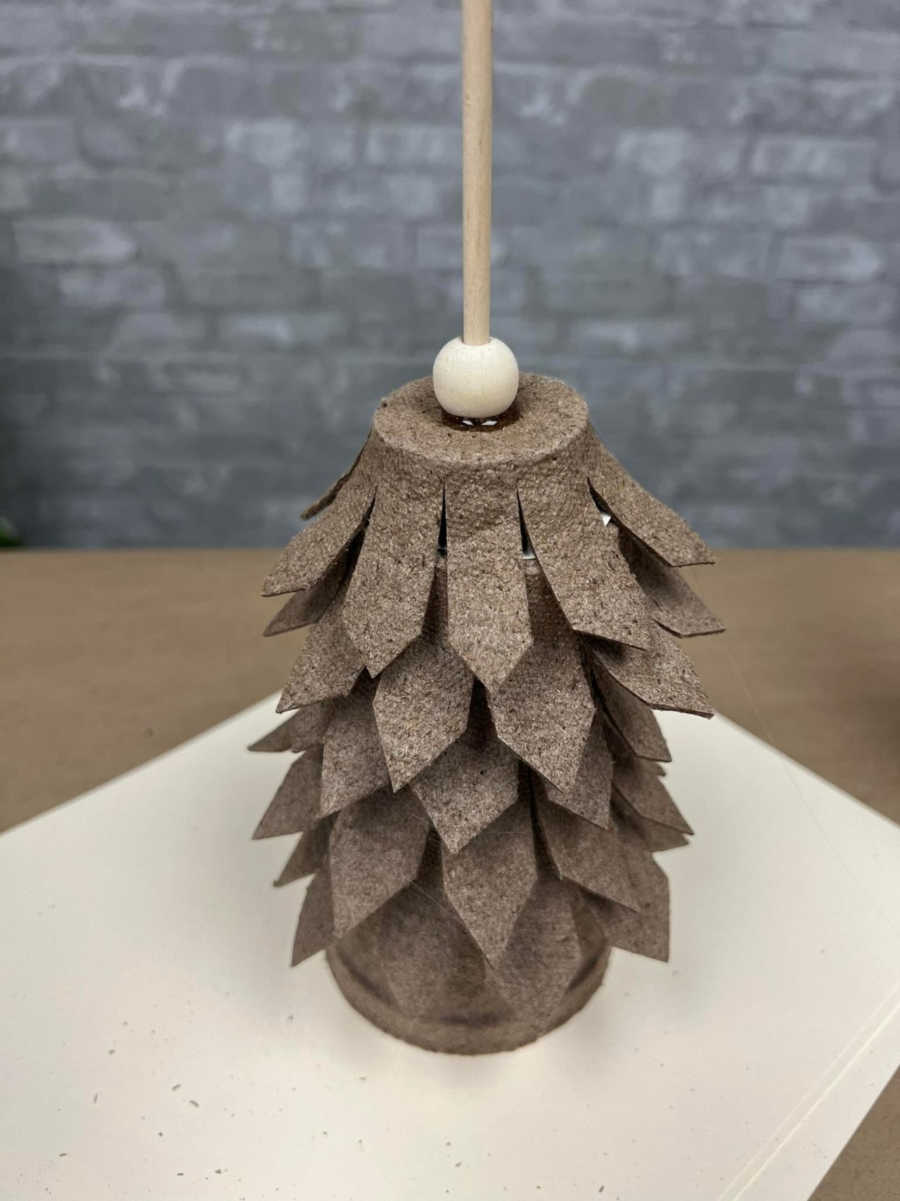 DIY Tree Using Seed Starter Pots - The Shabby Tree