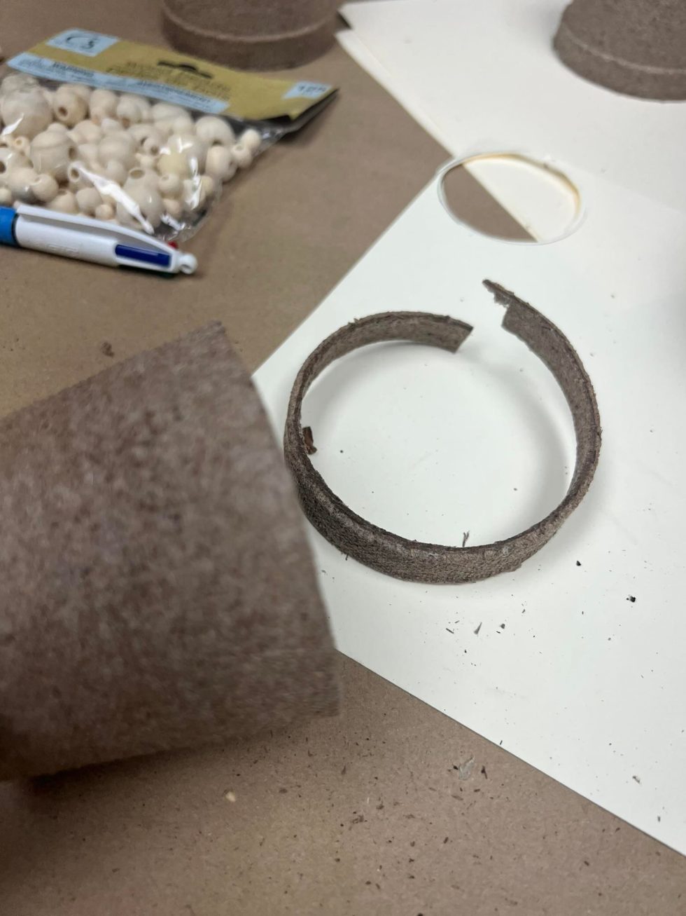 DIY Tree Using Seed Starter Pots - The Shabby Tree