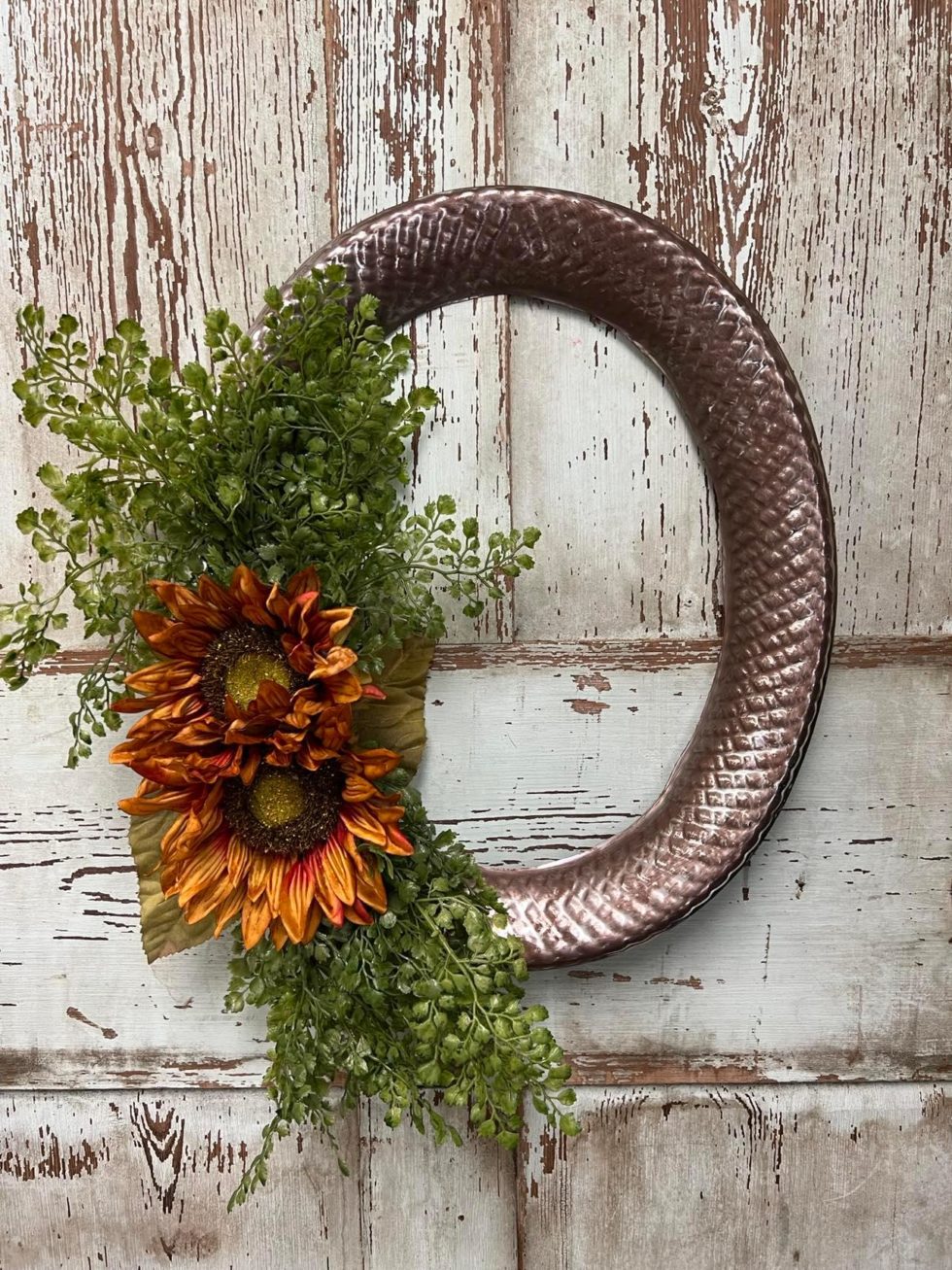 DIY Frame Wreath - The Shabby Tree