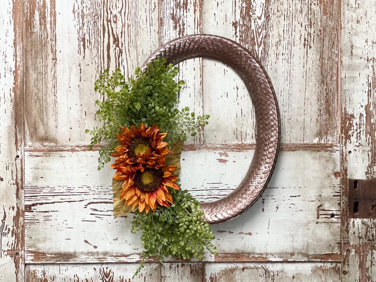 DIY Frame Wreath - The Shabby Tree