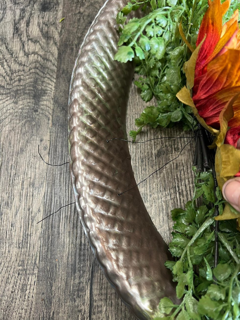 DIY Frame Wreath - The Shabby Tree