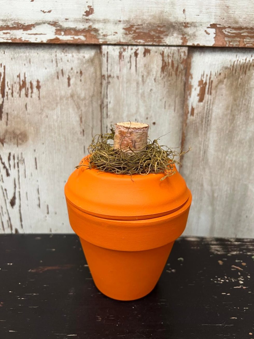 DIY Pumpkin Pot - The Shabby Tree