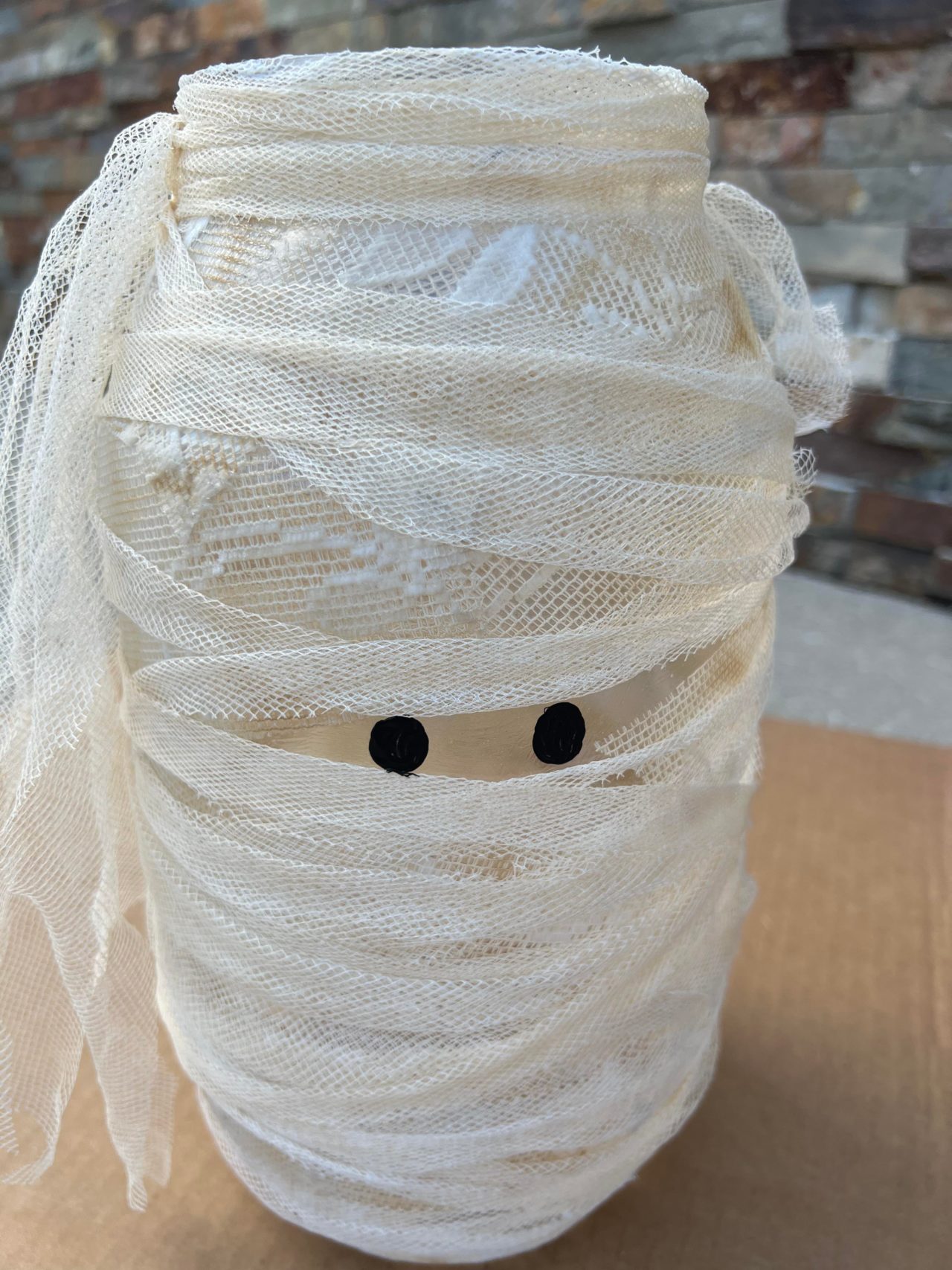 DIY Mummy Lantern - The Shabby Tree