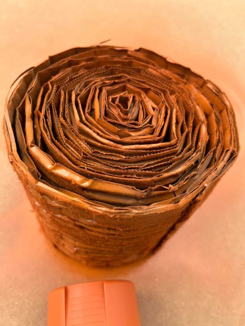 Diy Cardboard Pumpkin The Shabby Tree