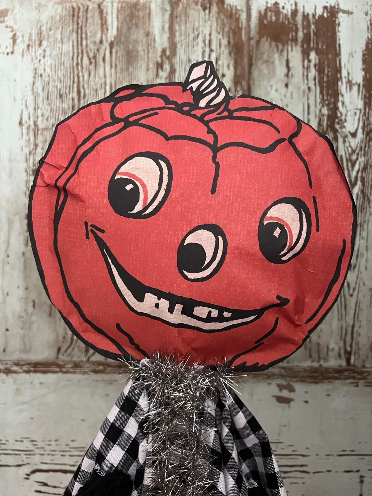 DIY Vintage Pumpkin Girl - The Shabby Tree