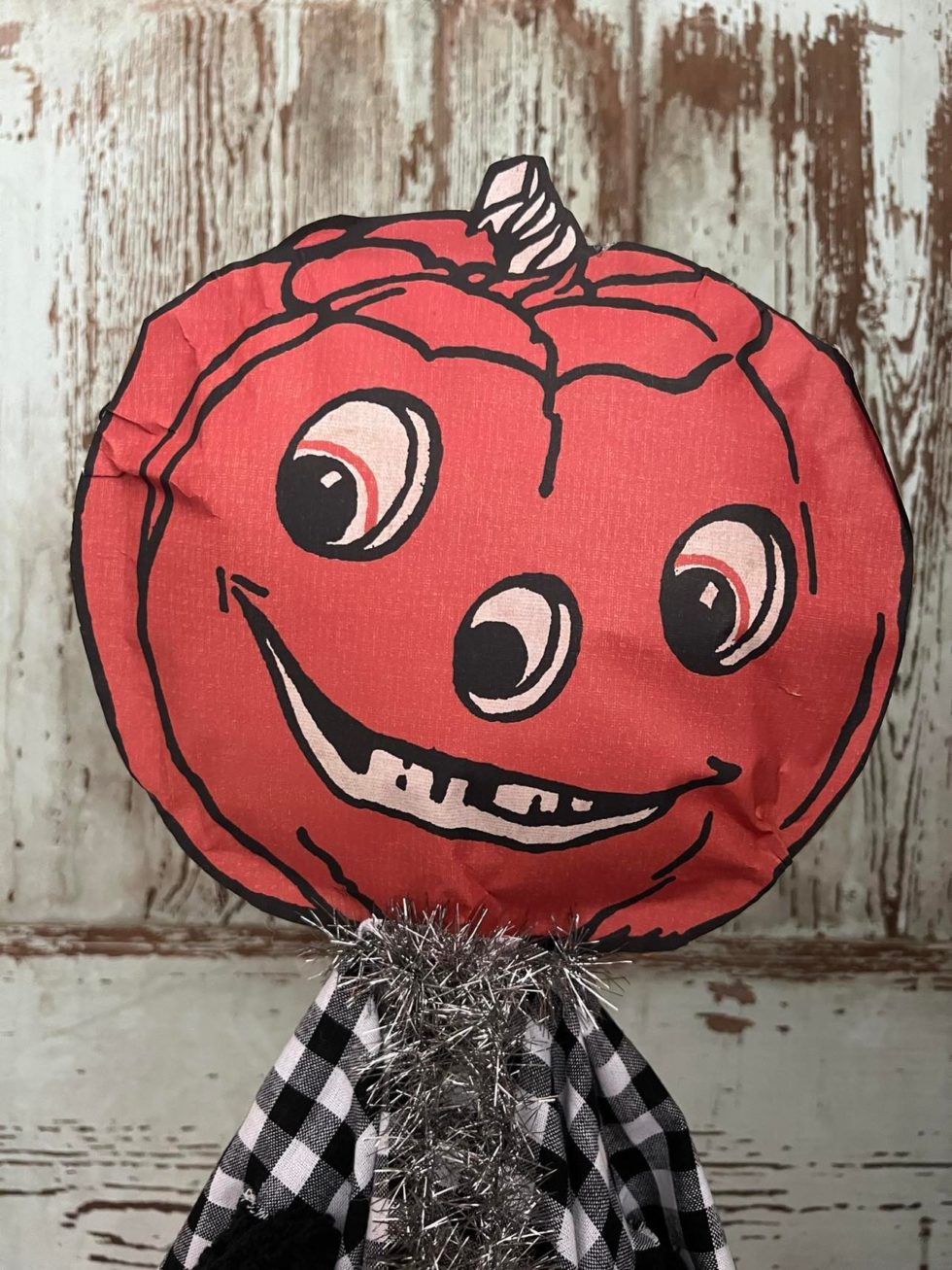 DIY Vintage Pumpkin Girl - The Shabby Tree