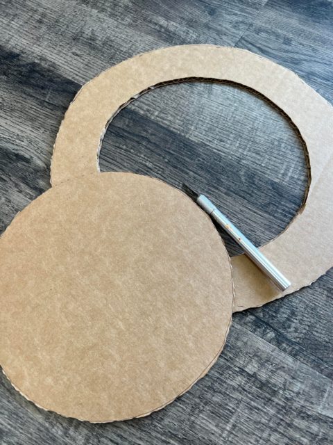 DIY Candy Corn Using Brown Paper - The Shabby Tree