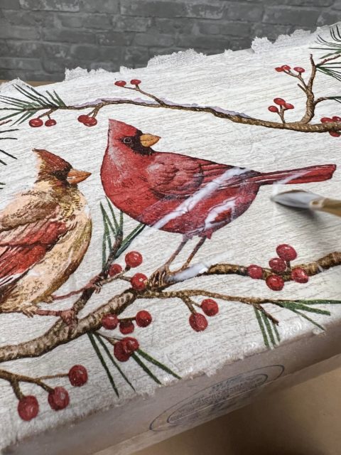 DIY Red Cardinal Craft - The Shabby Tree