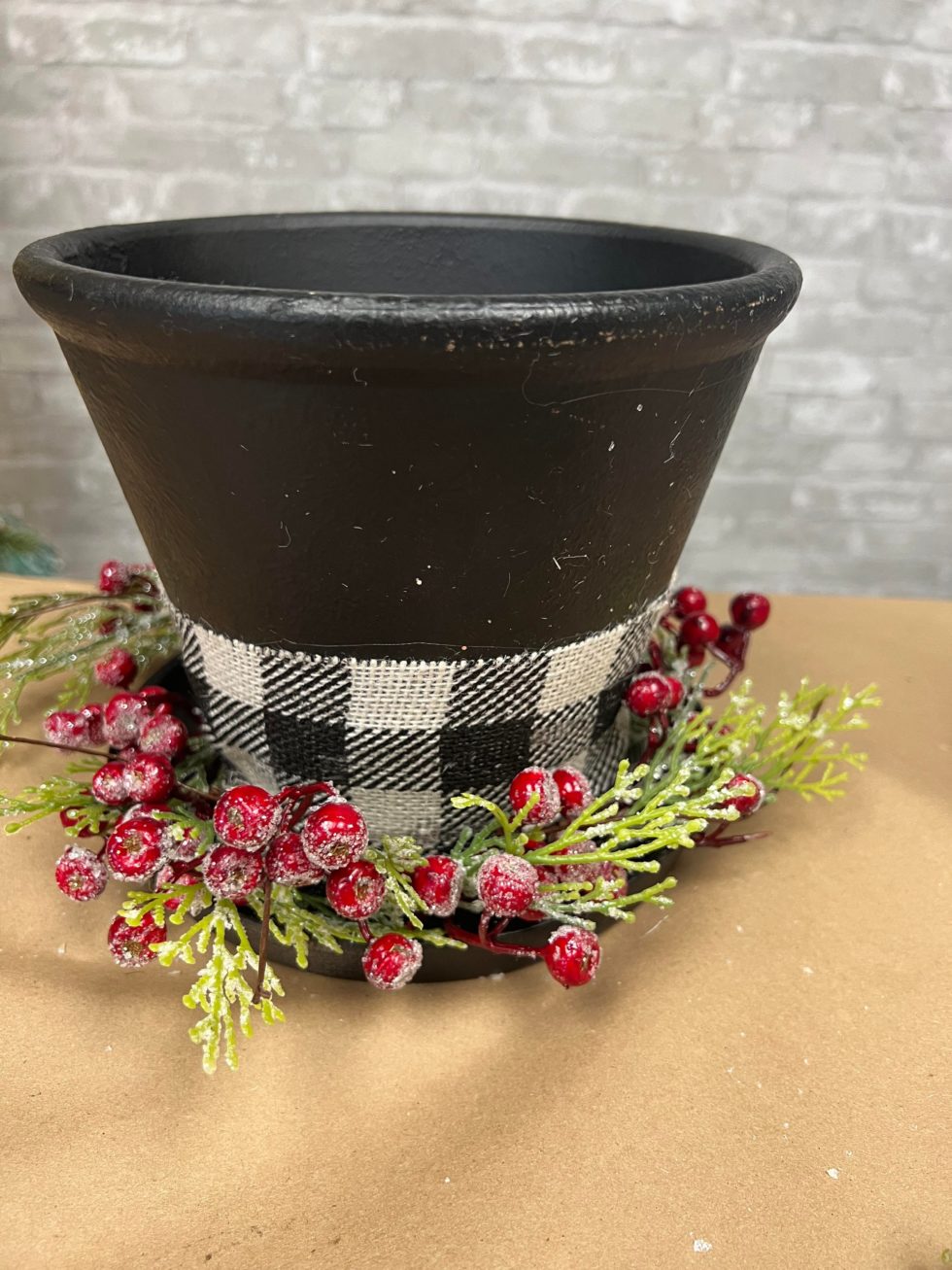 DIY Snowman Hat Container - The Shabby Tree