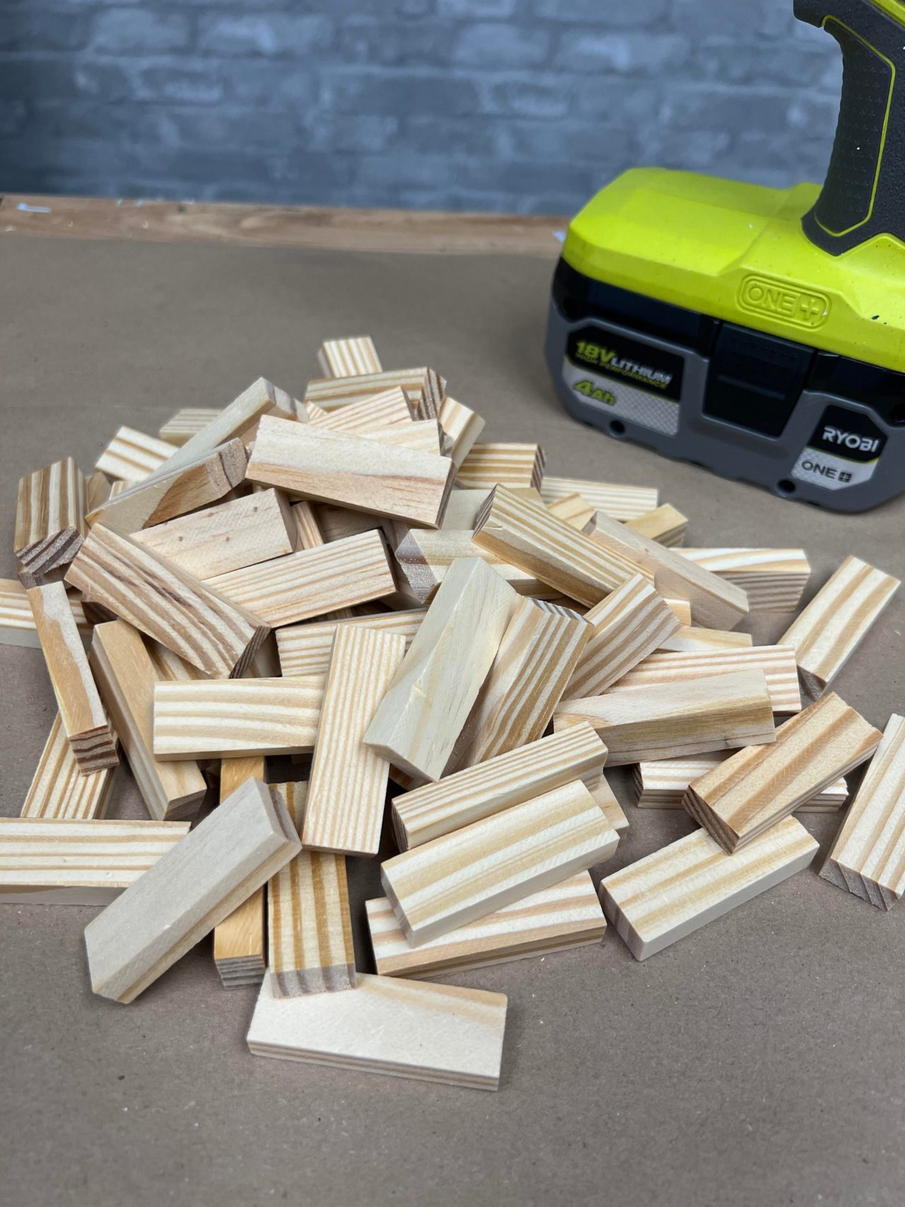 DIY Tree Using Tumbling Tower Game - The Shabby Tree