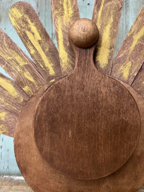 DIY Wooden Turkey - The Shabby Tree