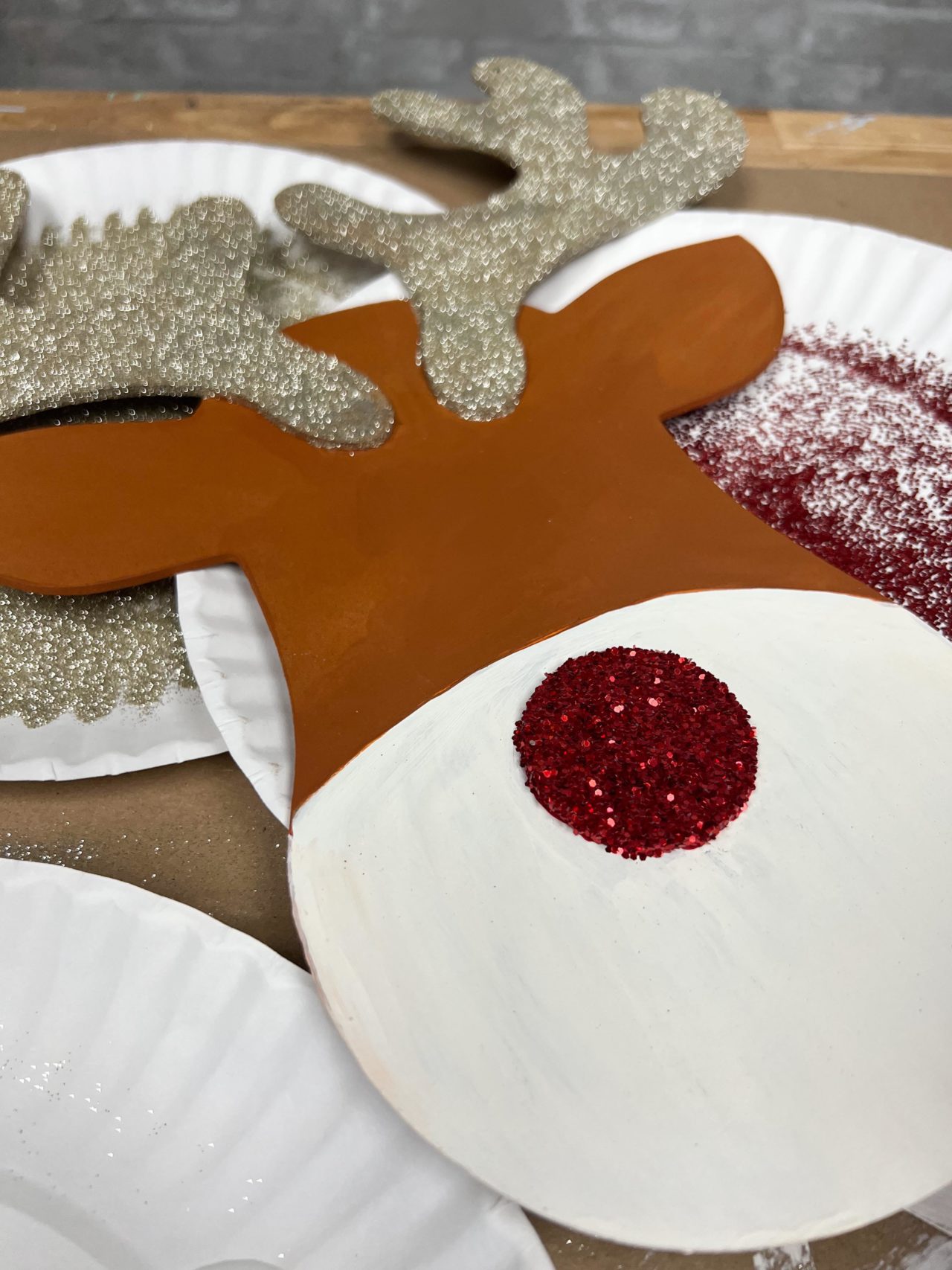 DIY Rudolf Decoration Using A Dollar Tree Item - The Shabby Tree