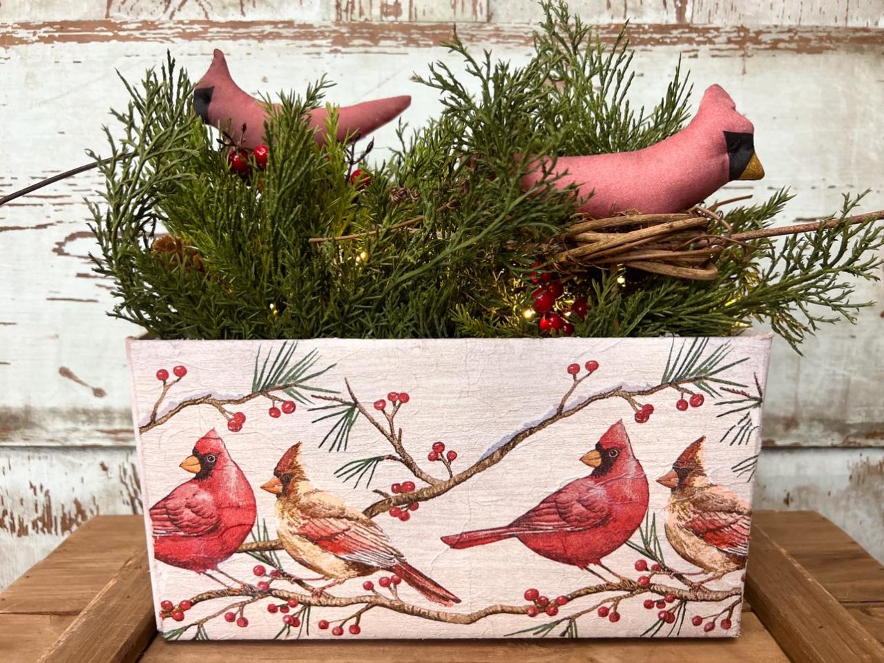 DIY Red Cardinal Craft - The Shabby Tree