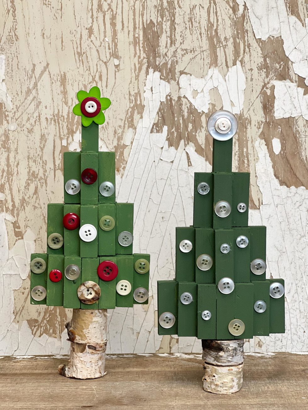 DIY Tree Using Tumbling Tower Game - The Shabby Tree