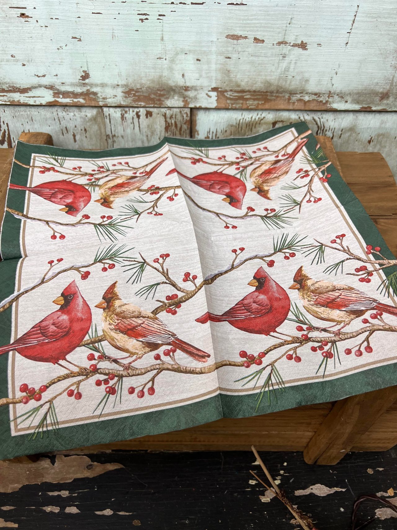 DIY Red Cardinal Craft - The Shabby Tree