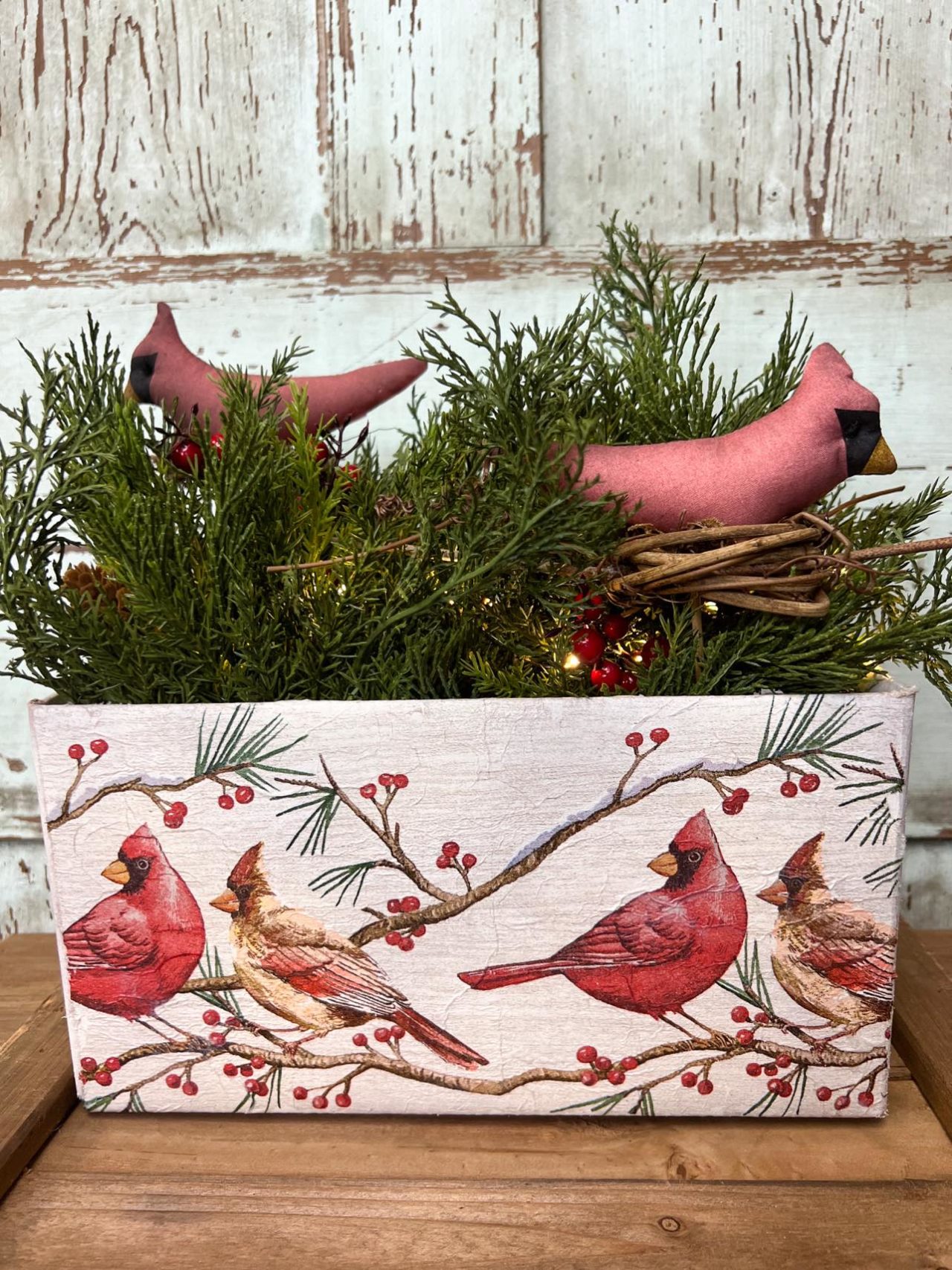 DIY Red Cardinal Craft - The Shabby Tree