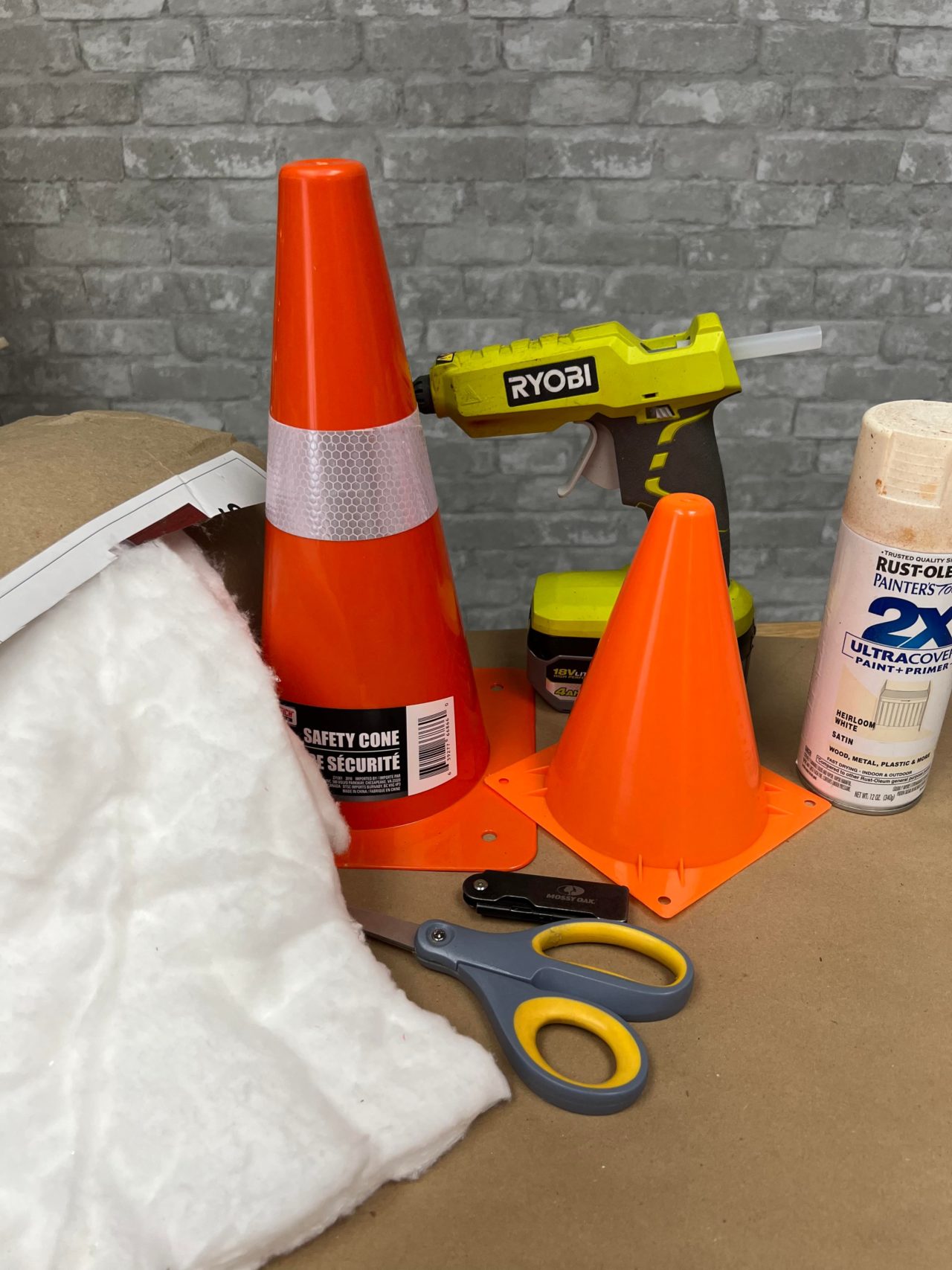 DIY Snow Scene - The Shabby Tree