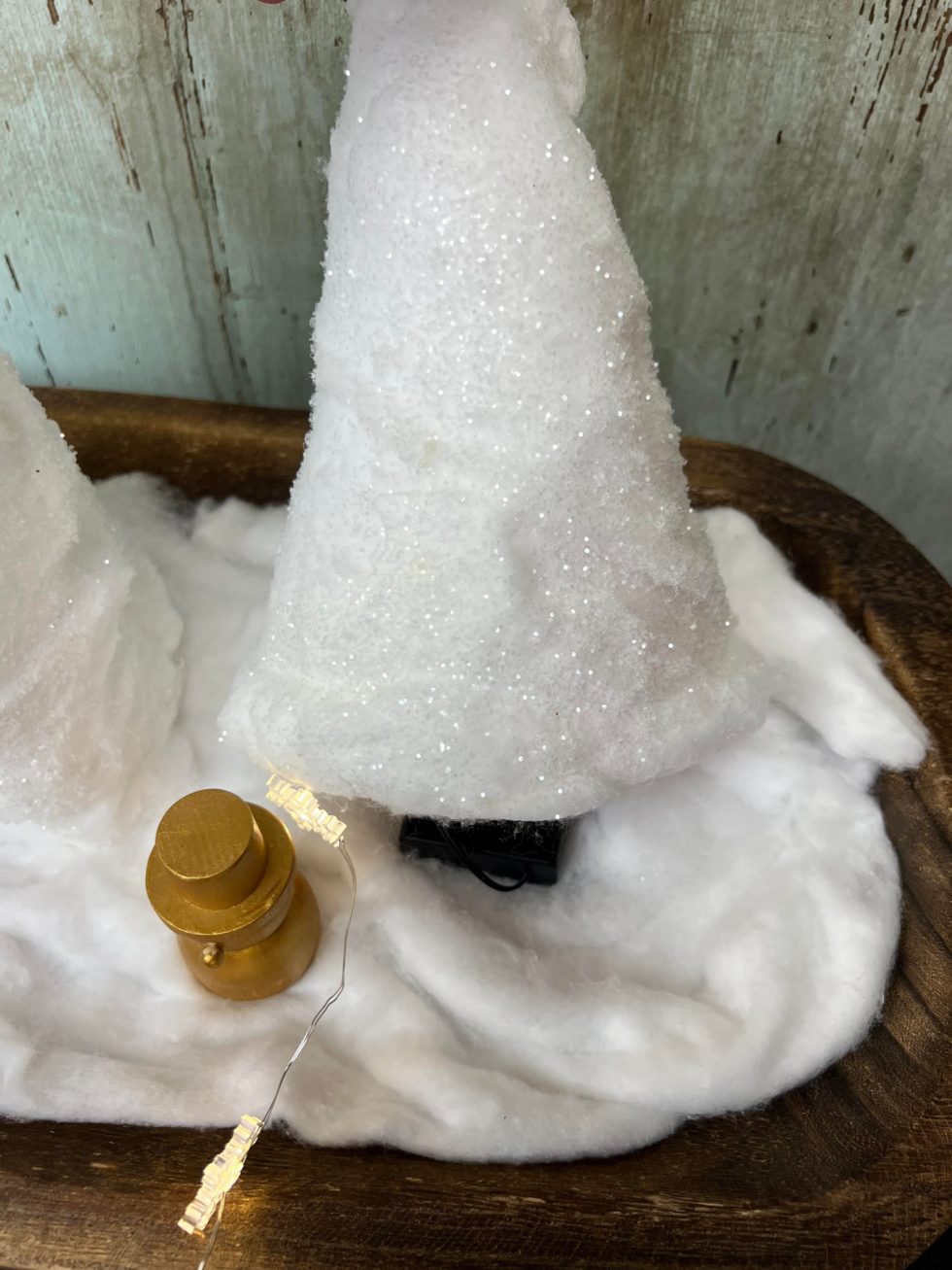 DIY Snow Scene - The Shabby Tree