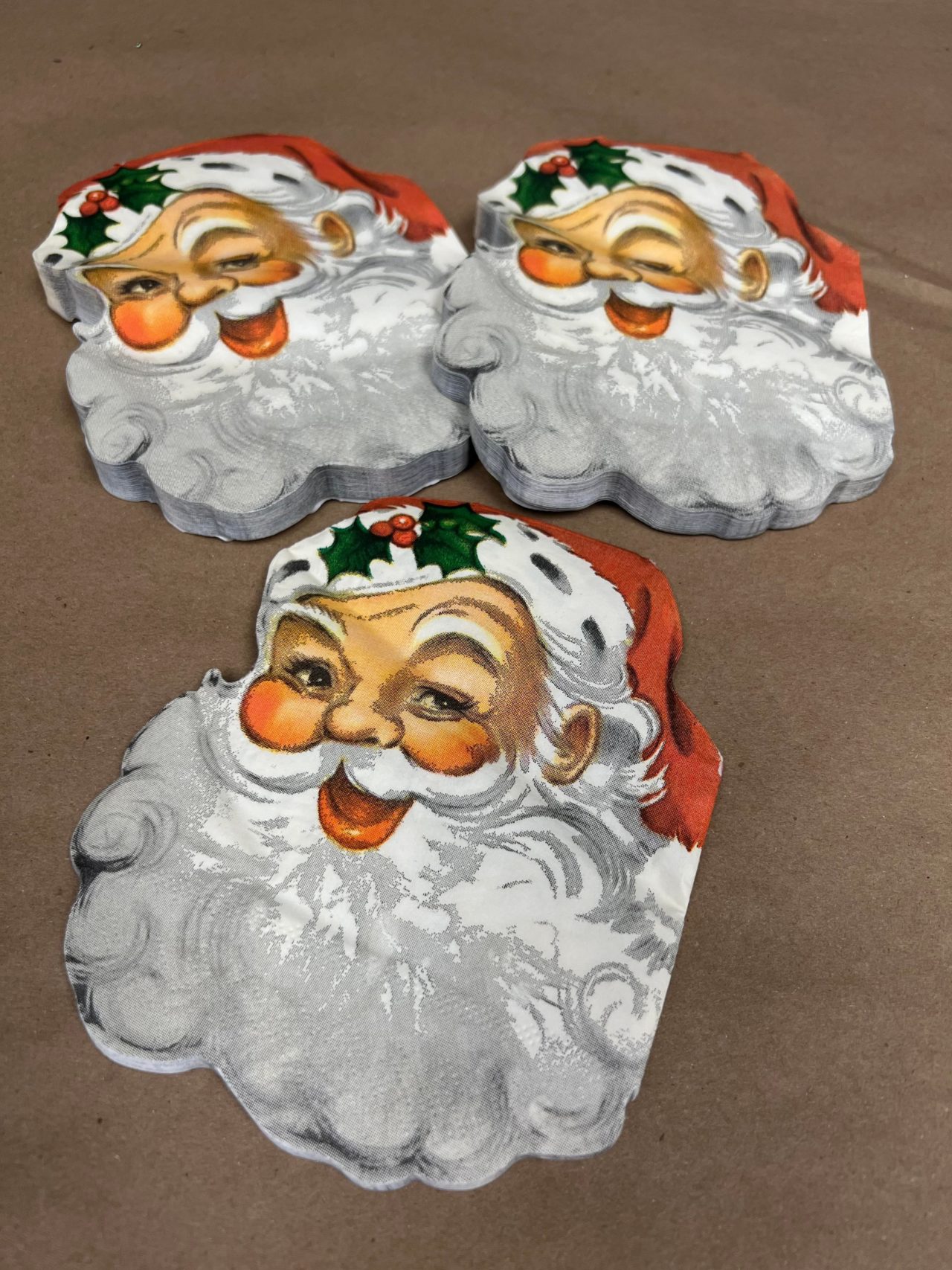 DIY Santa Napkin Craft - The Shabby Tree