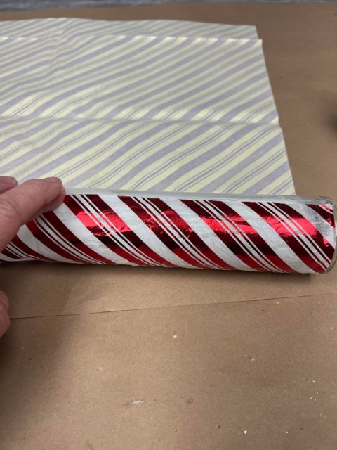 DIY Peppermint Stick Candle - The Shabby Tree