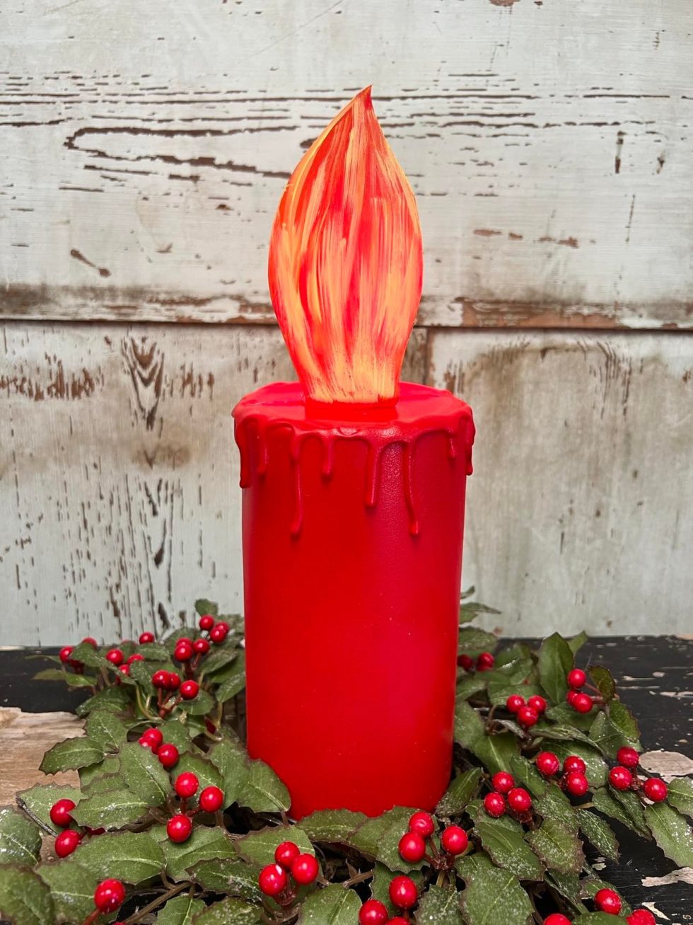 DIY Light Up Candle - The Shabby Tree