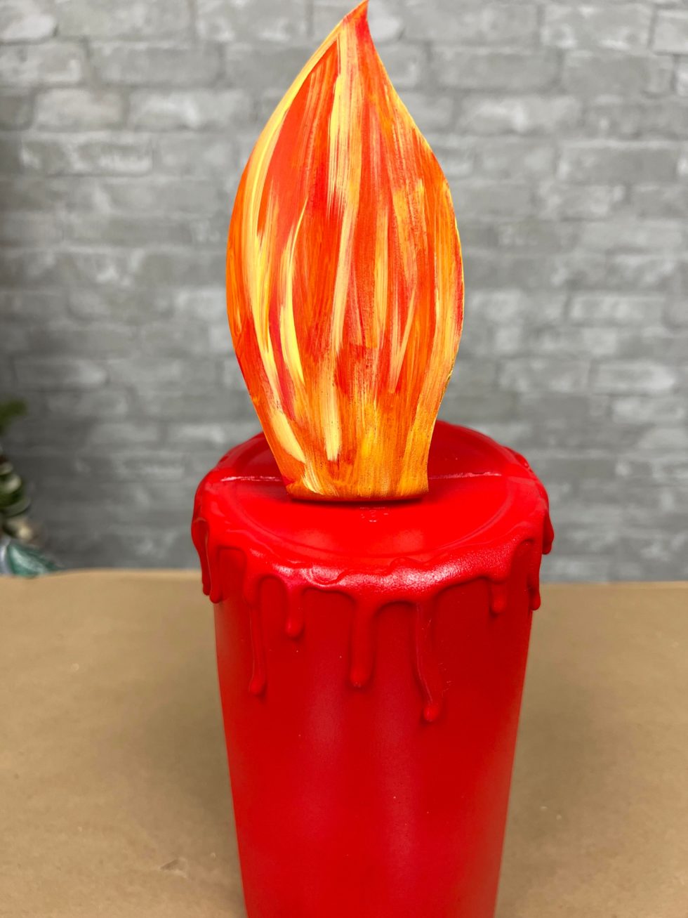 DIY Light Up Candle - The Shabby Tree