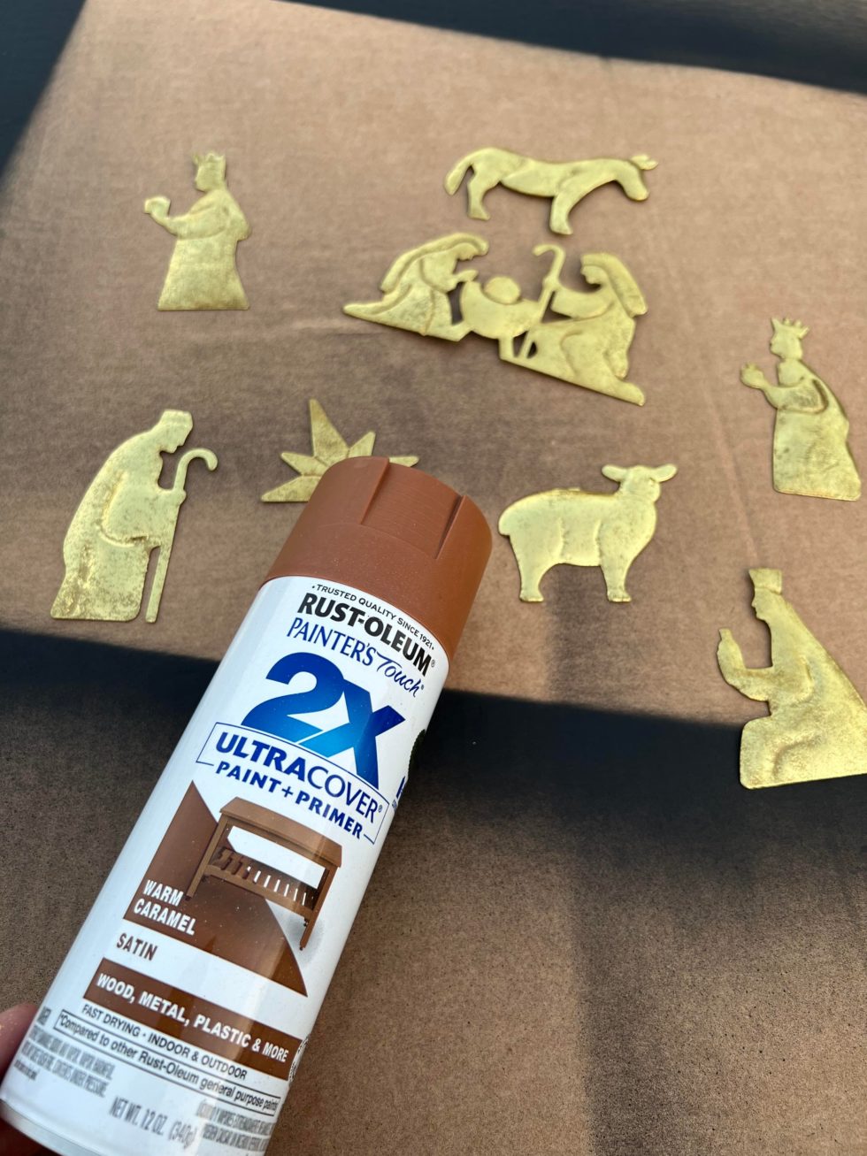 DIY Nativity Using Target Ornament Set - The Shabby Tree