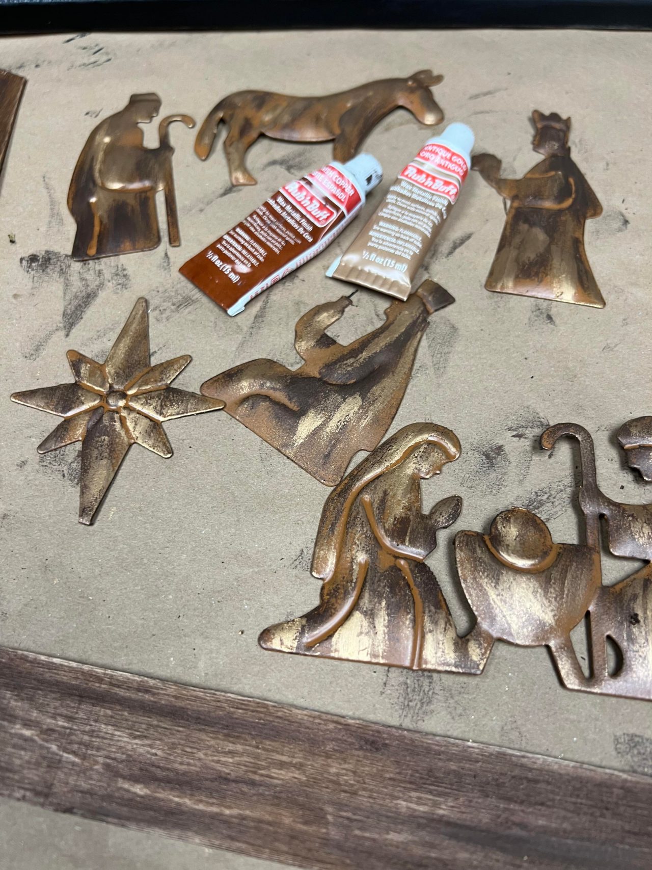 DIY Nativity Using Target Ornament Set - The Shabby Tree