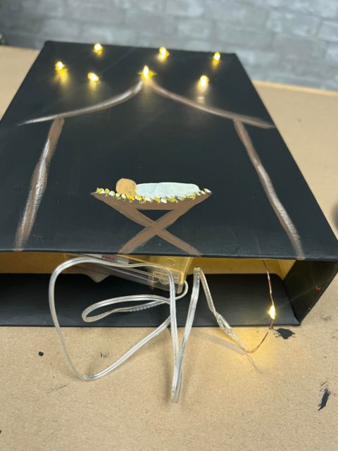 Baby Jesus In Manger Craft - The Shabby Tree