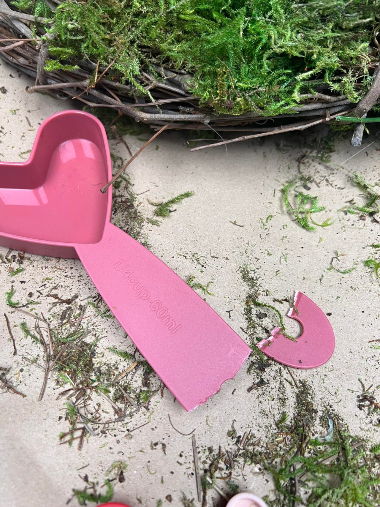 Valentine Craft Using Target Measuring Cups - The Shabby Tree