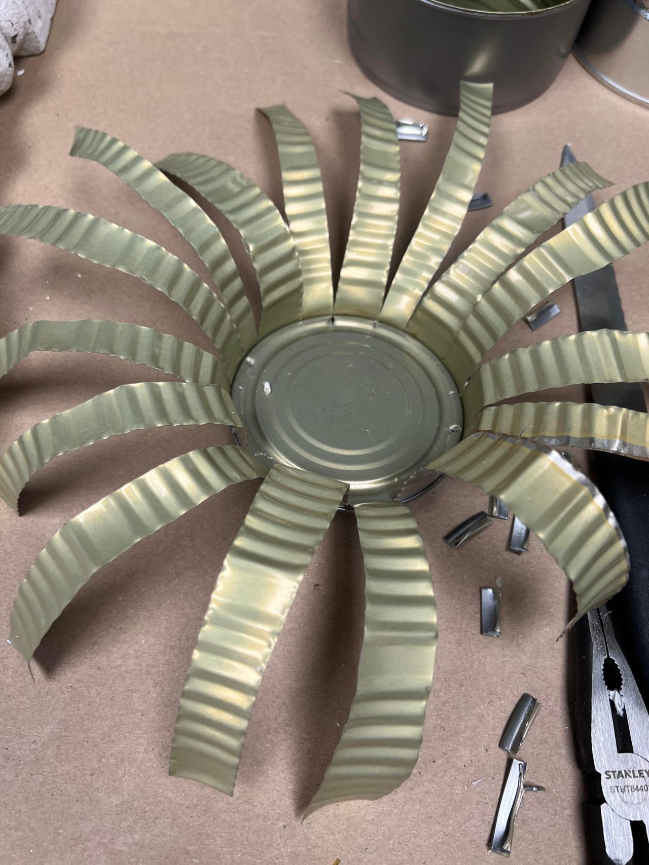 DIY Tin Can Flowers - The Shabby Tree