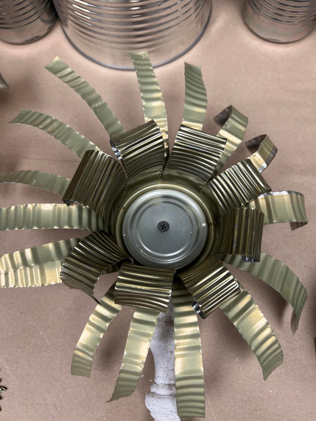 DIY Tin Can Flowers - The Shabby Tree