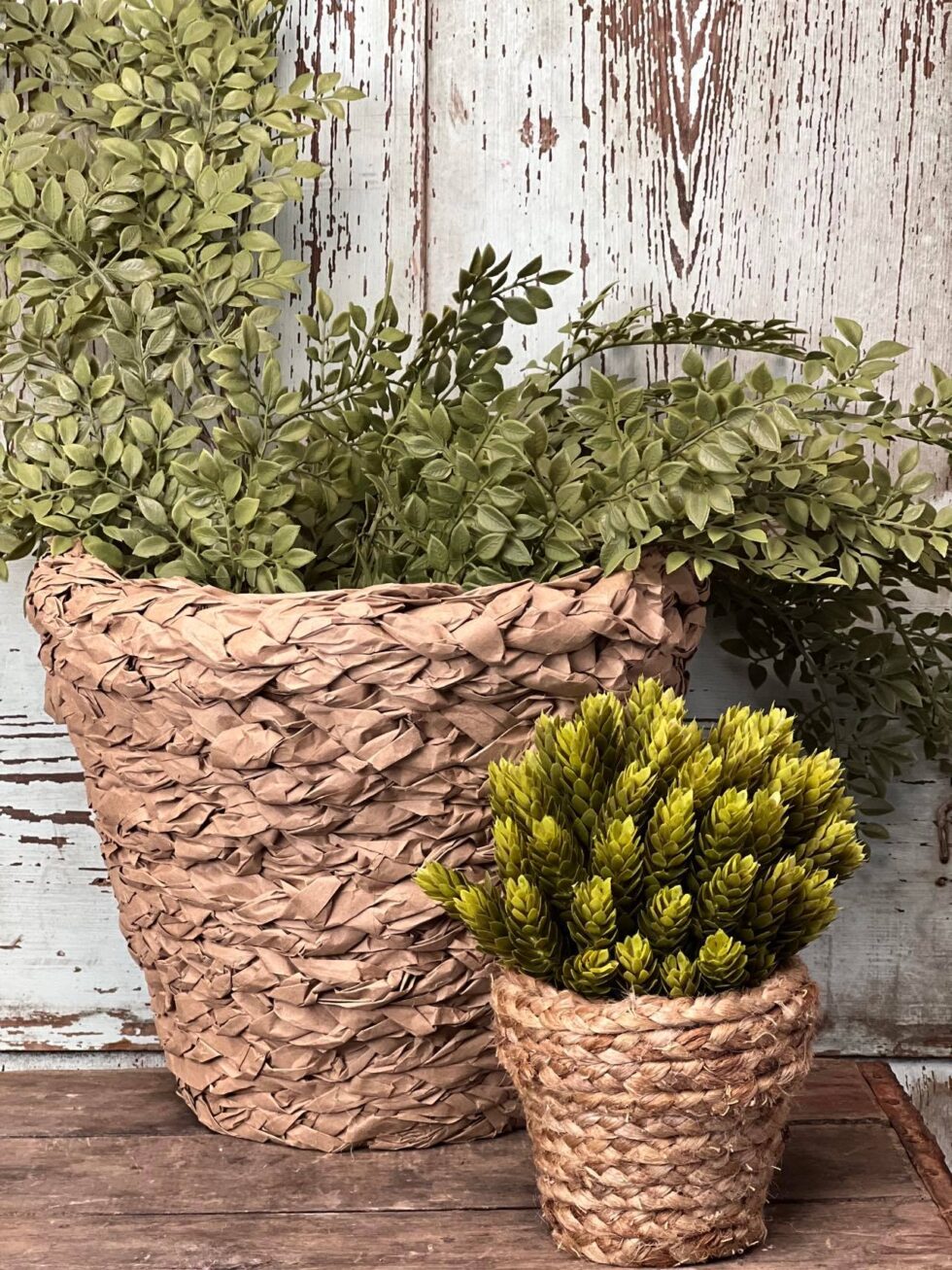 DIY Faux Basket - The Shabby Tree