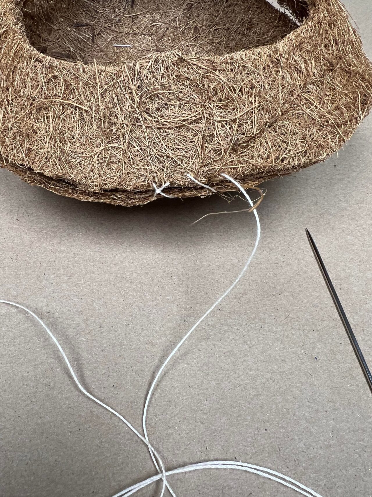 DIY Egg Using Dollar Tree Coco Liners - The Shabby Tree