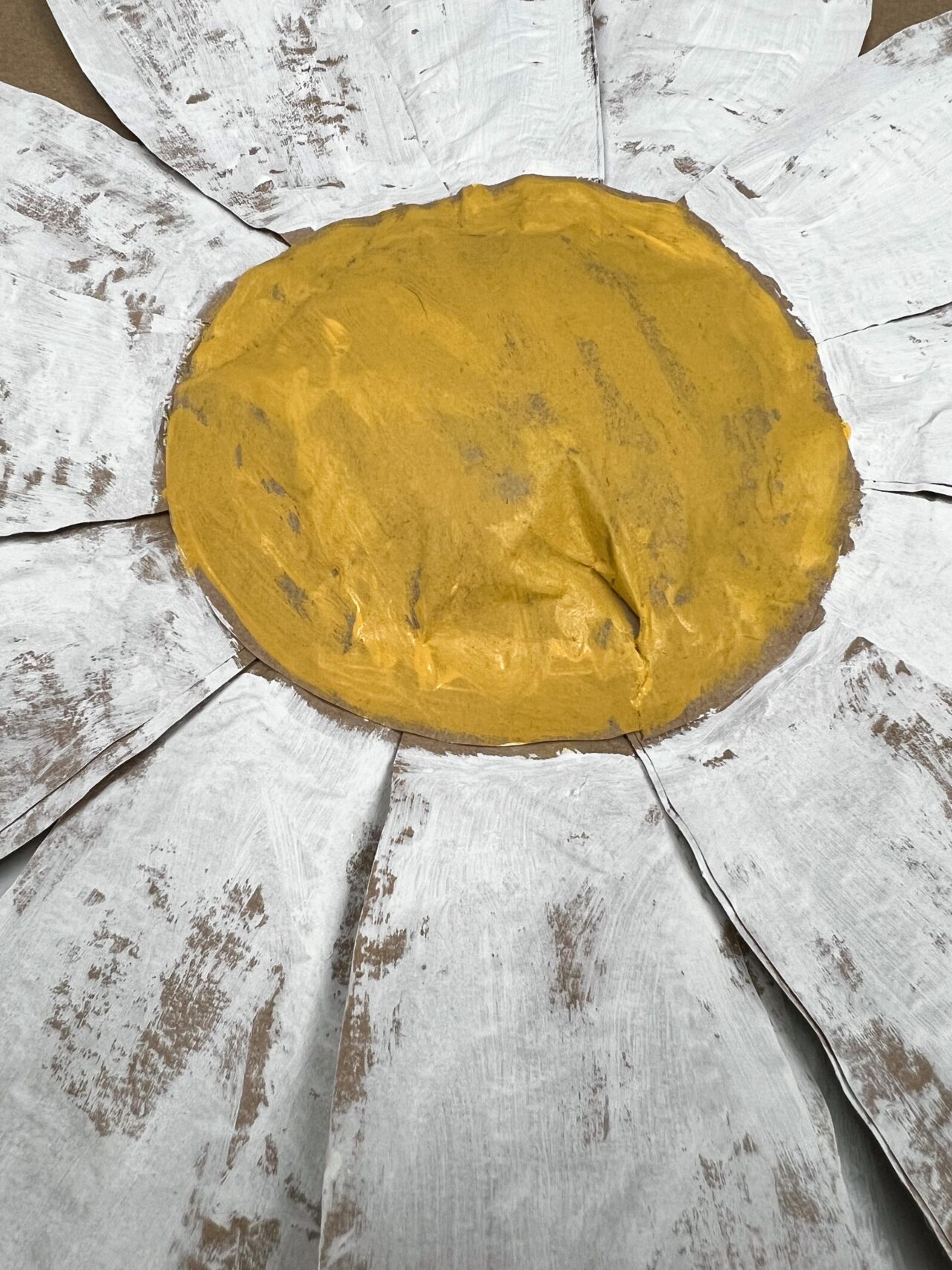 DIY Flower Using Shipping Paper - The Shabby Tree