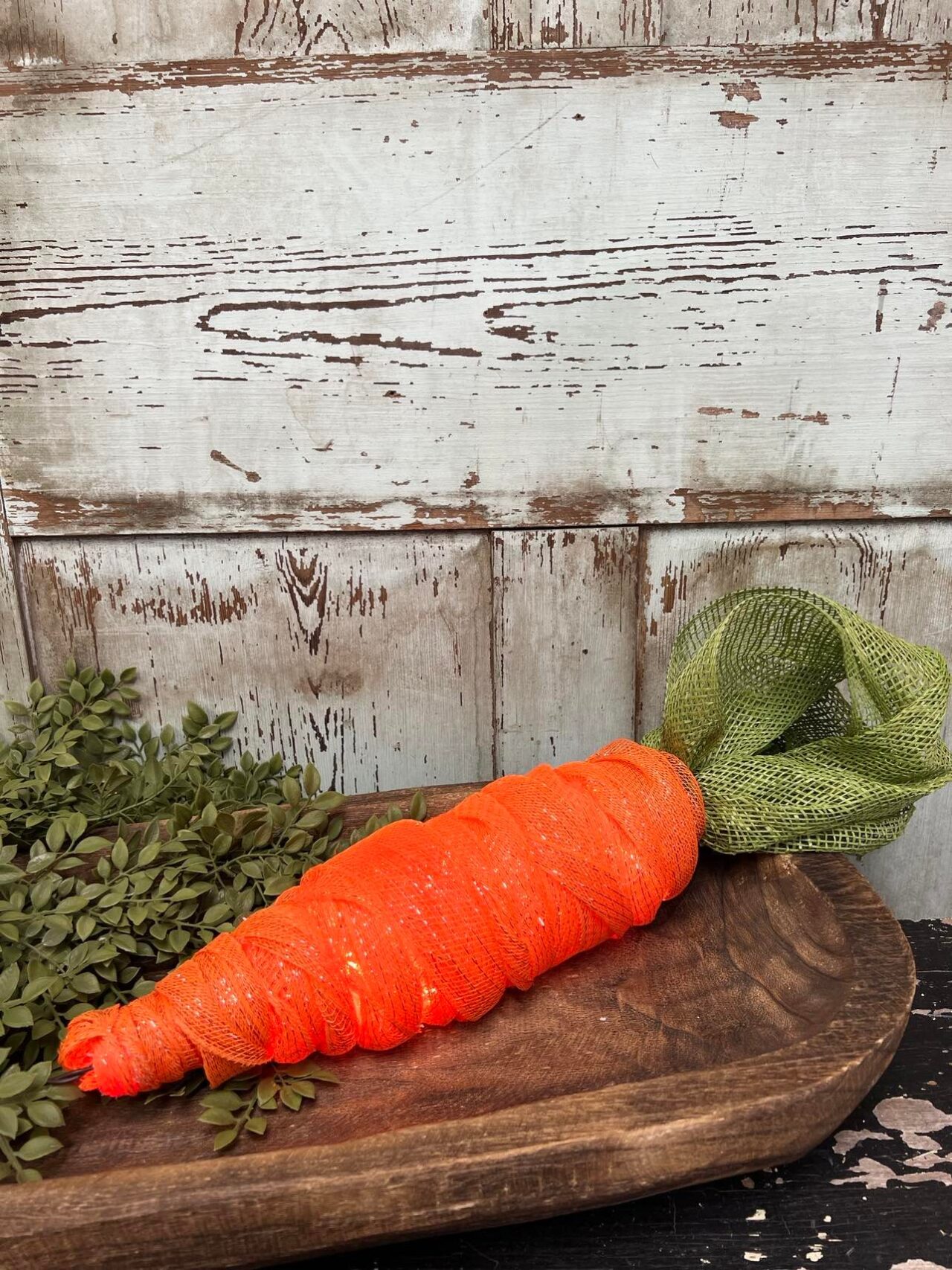 DIY Light Up Carrot - The Shabby Tree