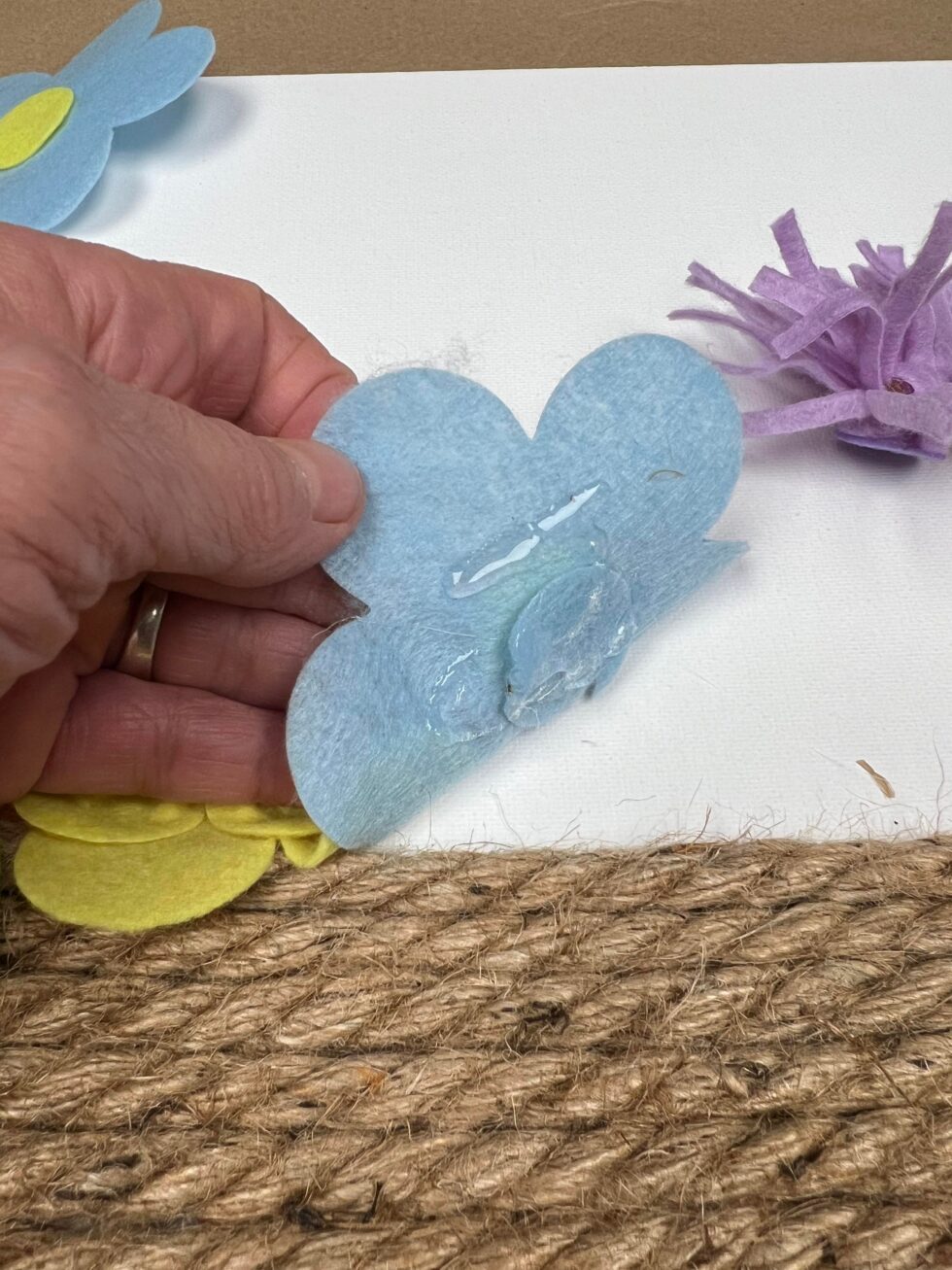 DIY Basket Of Flowers - The Shabby Tree