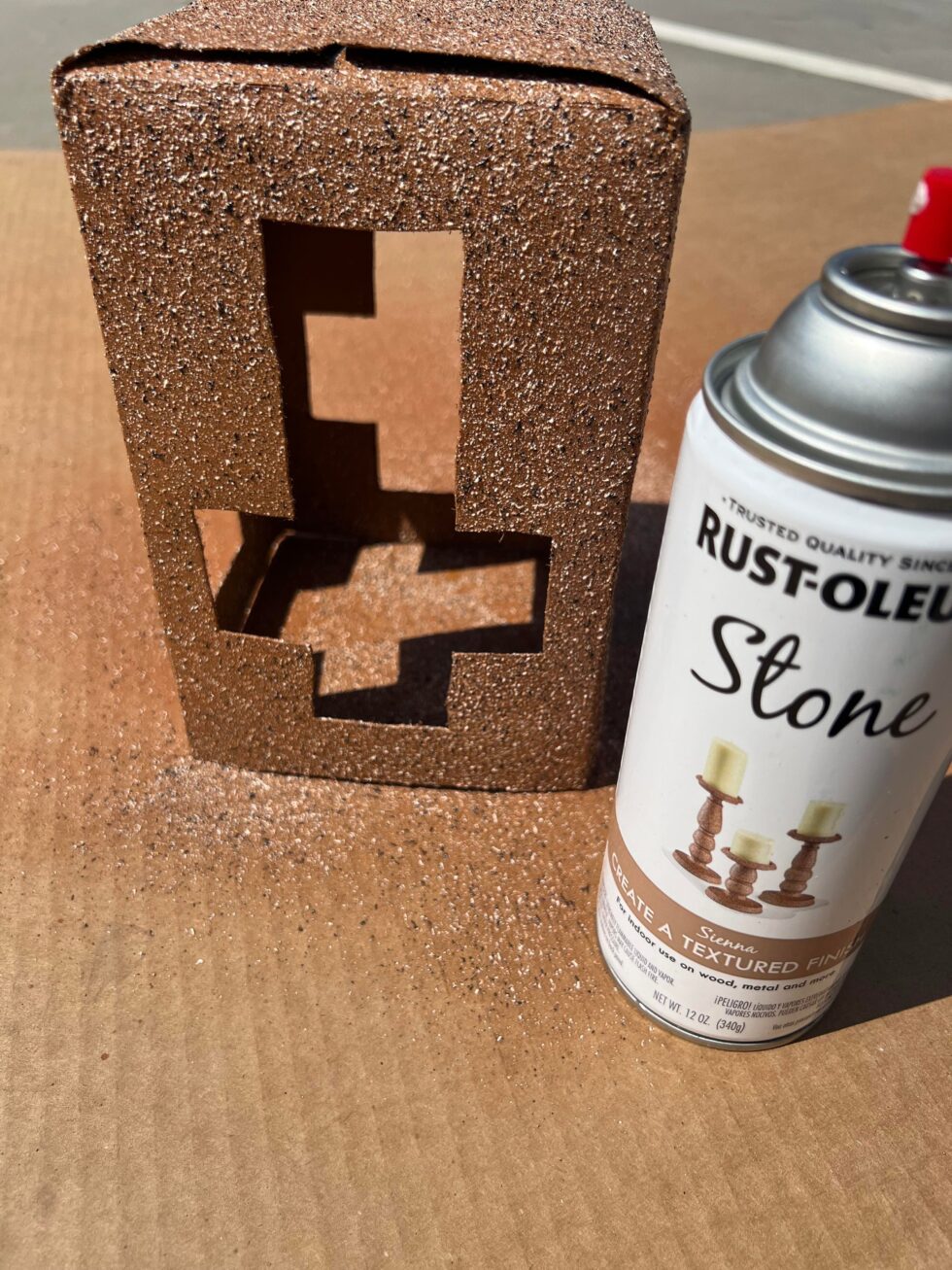 DIY Cross Lantern - The Shabby Tree