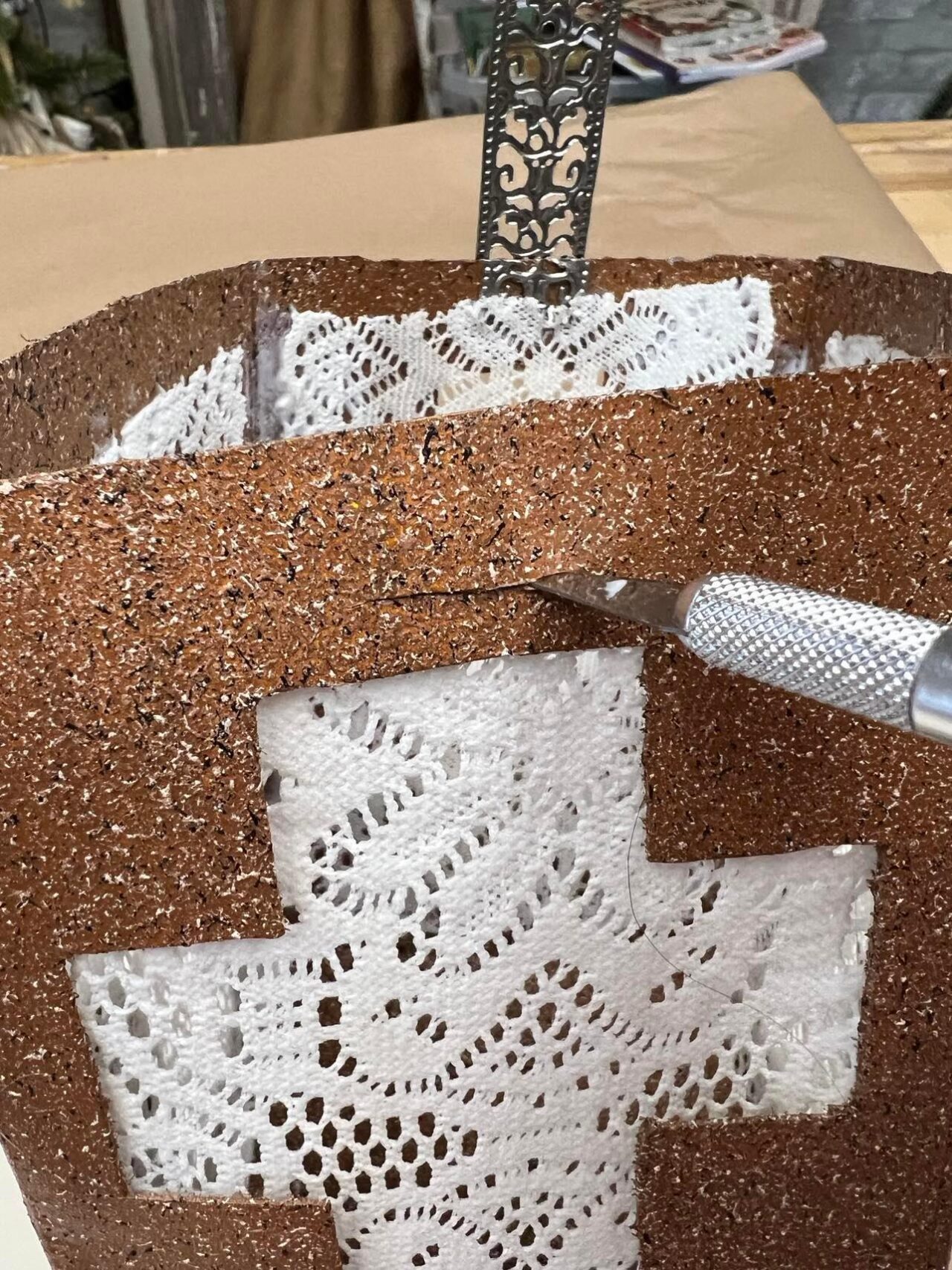 DIY Cross Lantern - The Shabby Tree